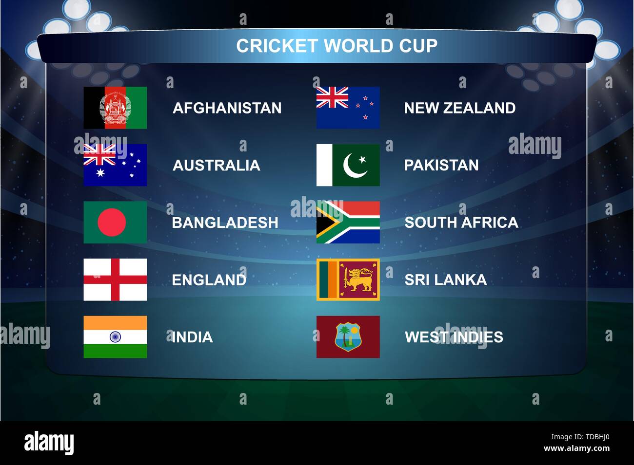West indies cricket flag hi-res stock photography and images - Alamy