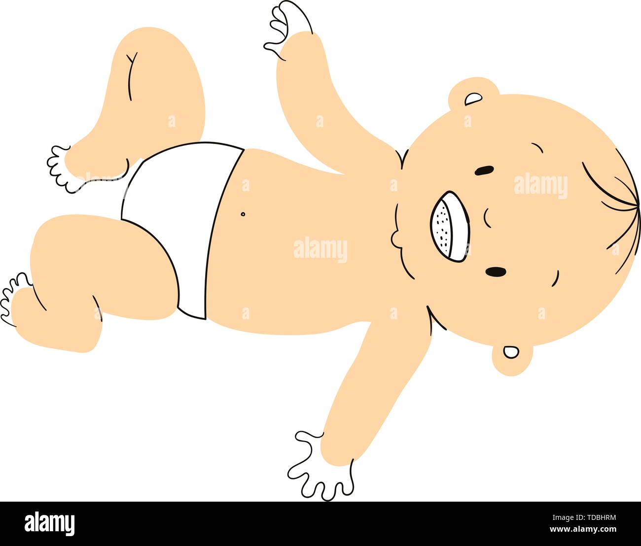 Smiling Baby Cartoon