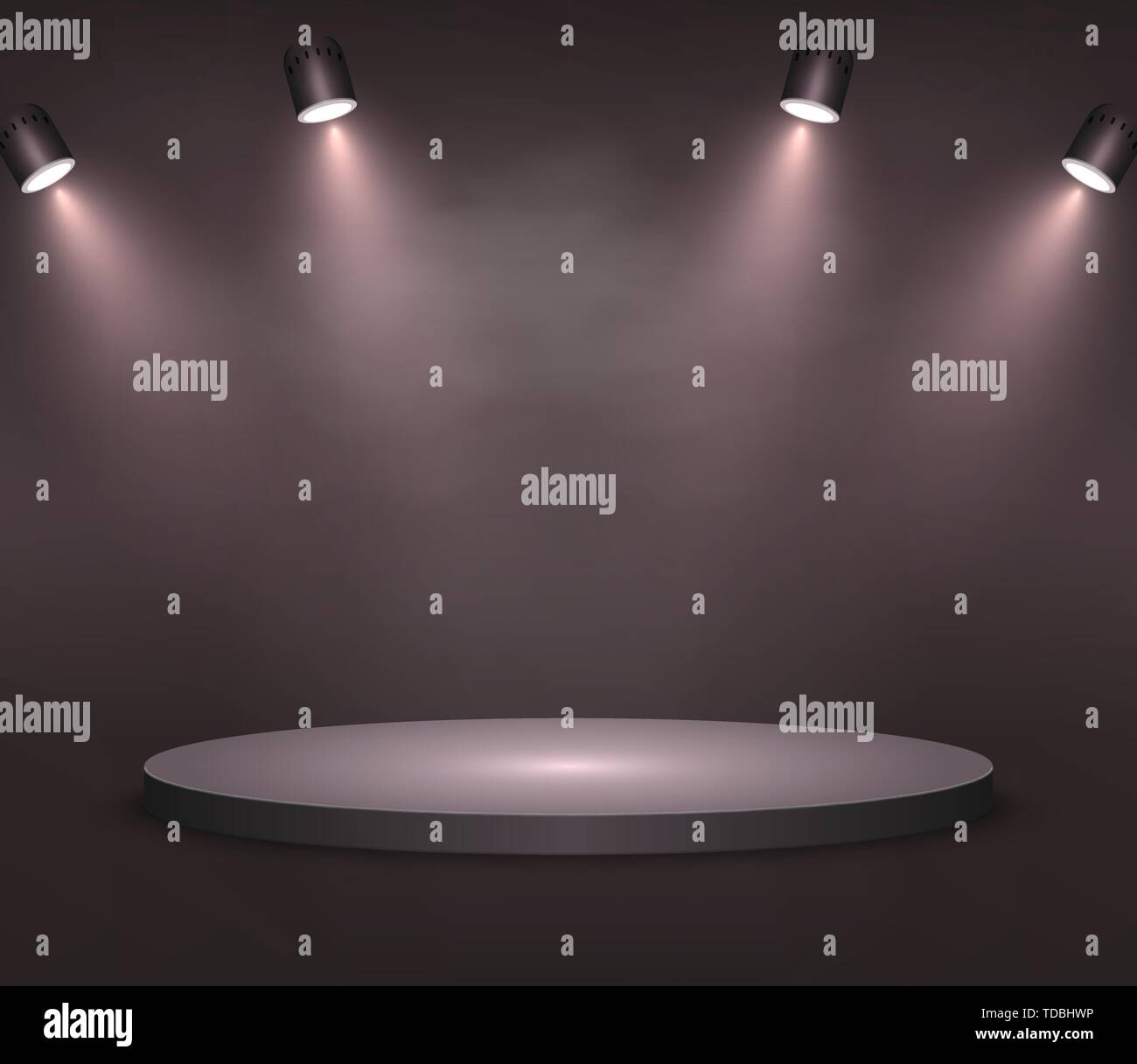 Realistic stage spotlights design elements hi-res stock photography and ...
