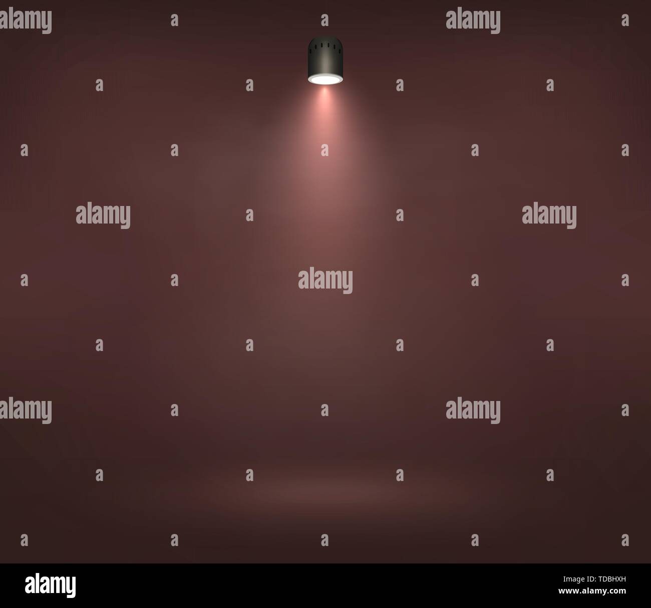 Vector Spotlight on Scene. Light Effects . Template for your design ...