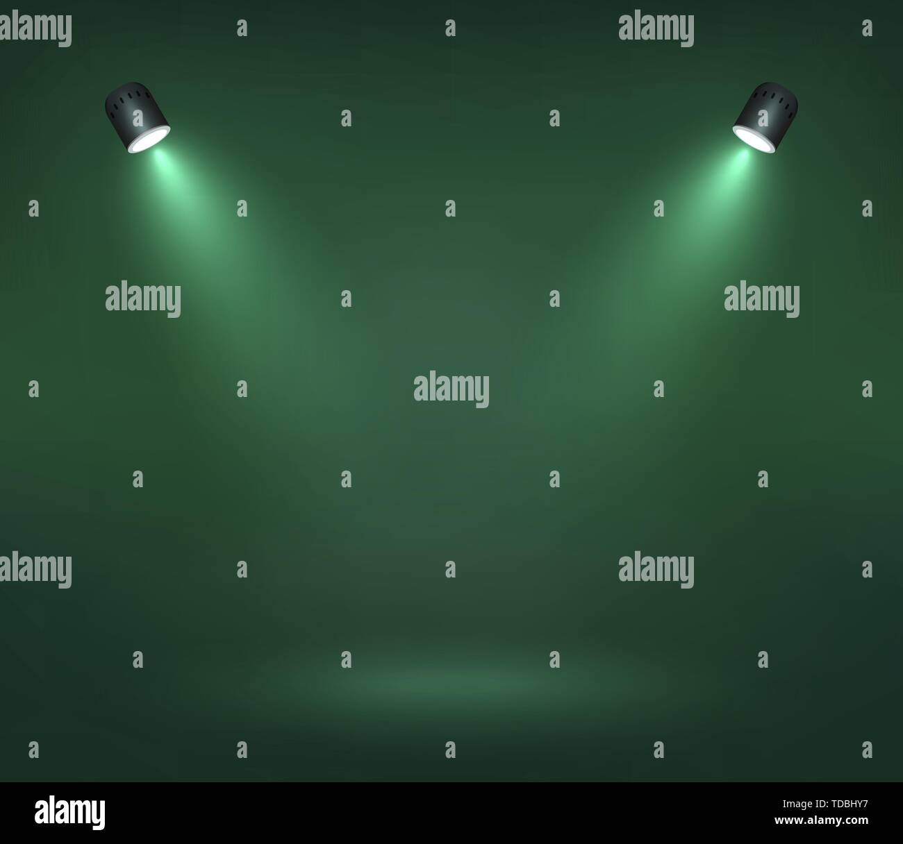 Vector Spotlight on Scene. Light Effects . Template for your design ...