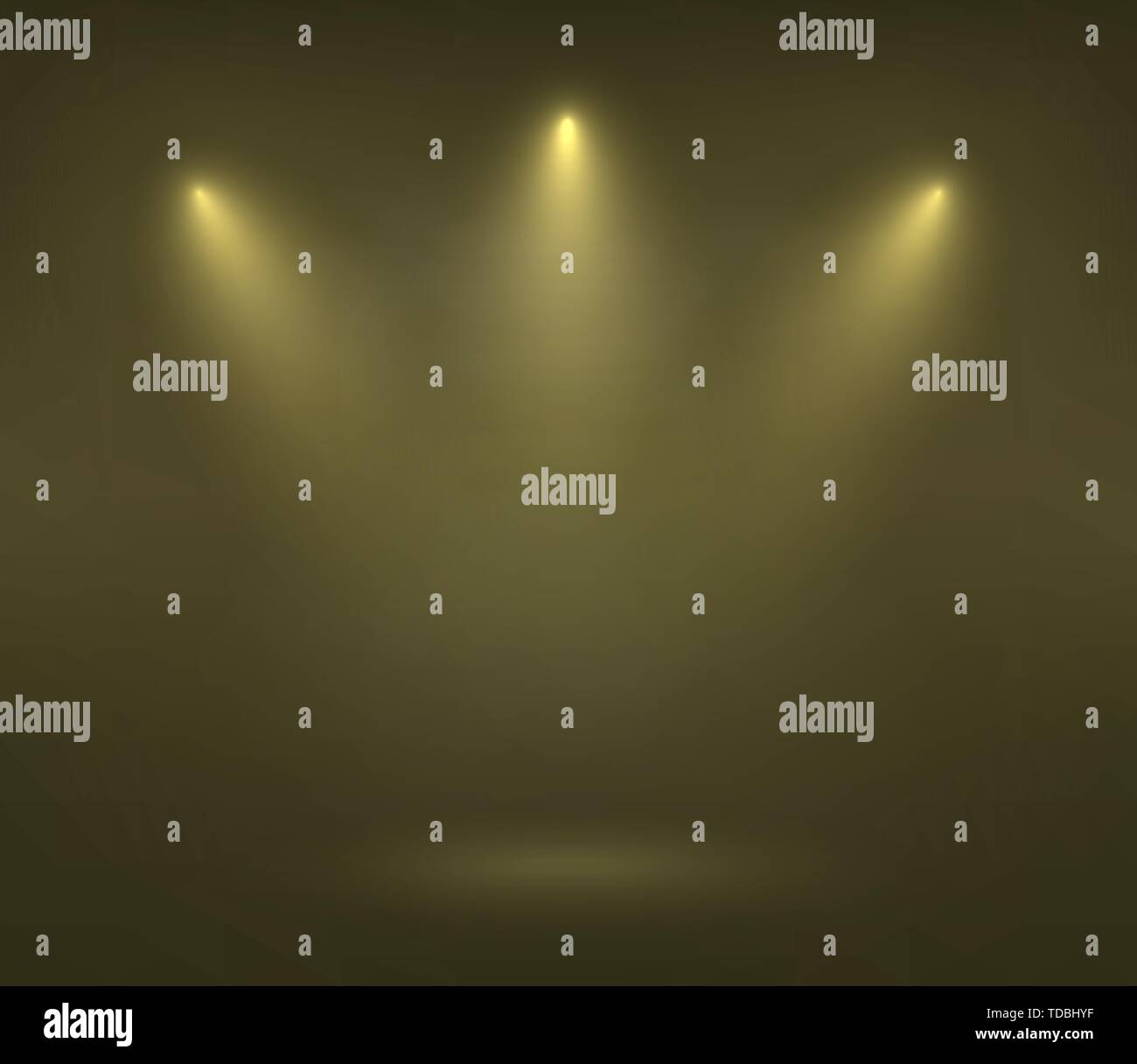 Vector Spotlight on Scene. Light Effects . Template for your design ...