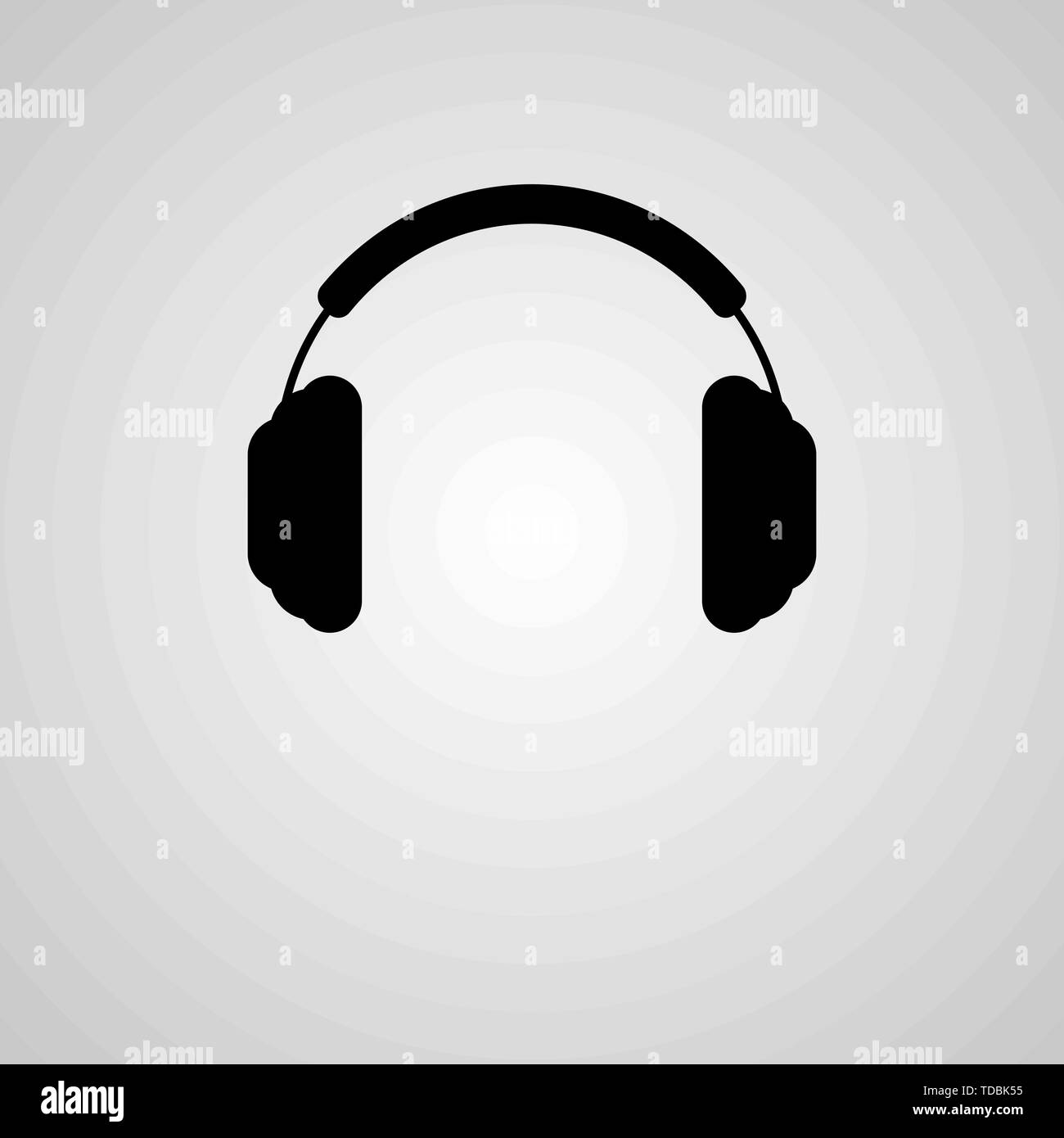 Headphone icon sign. Music illustration. Vector eps10 Stock Vector ...