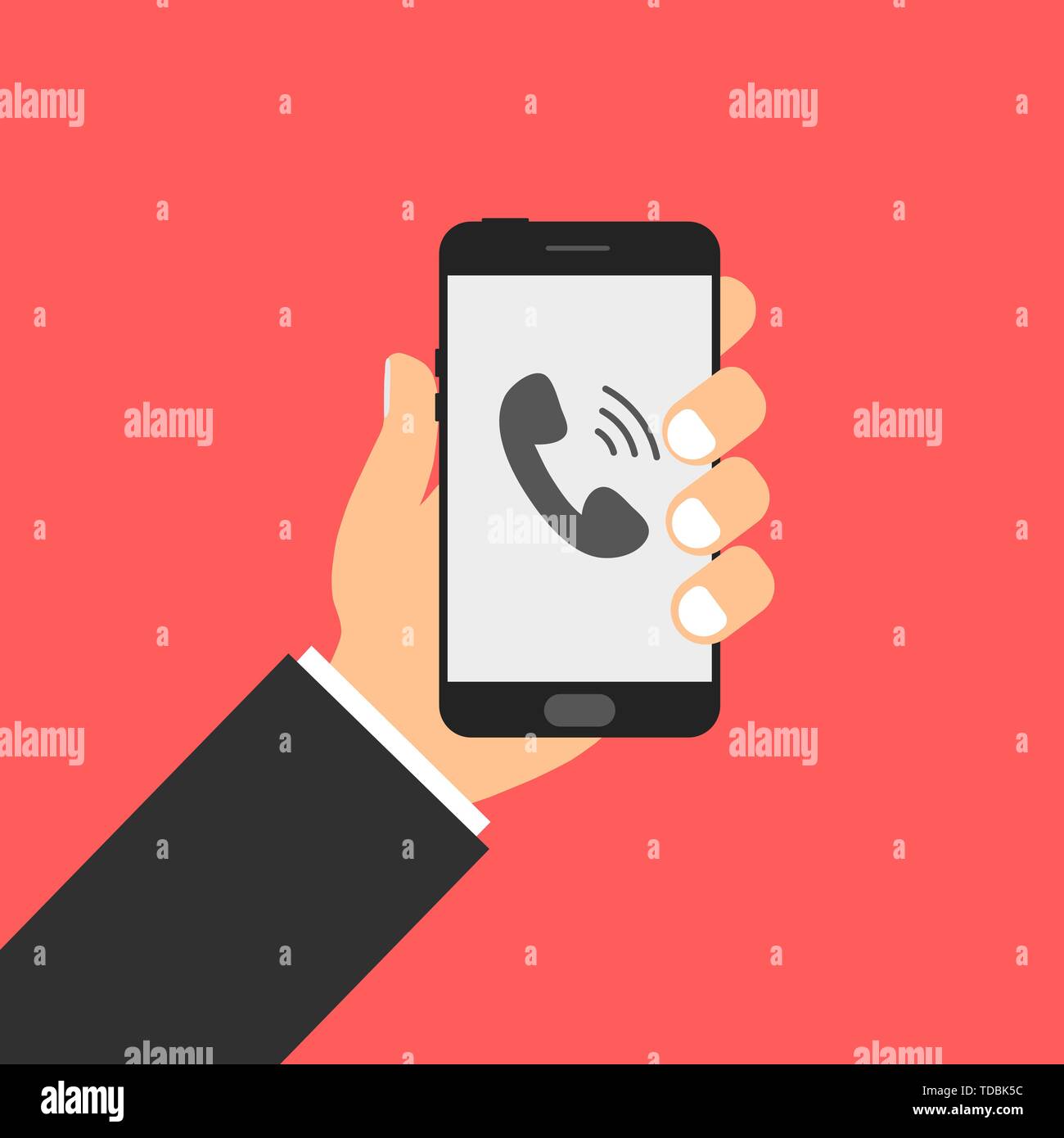 Phone in hand. Call phone. Vector eps10 Stock Vector Image & Art - Alamy Phone in hand. Call phone. Vector eps10 Stock Vector Image & Art - Alamy