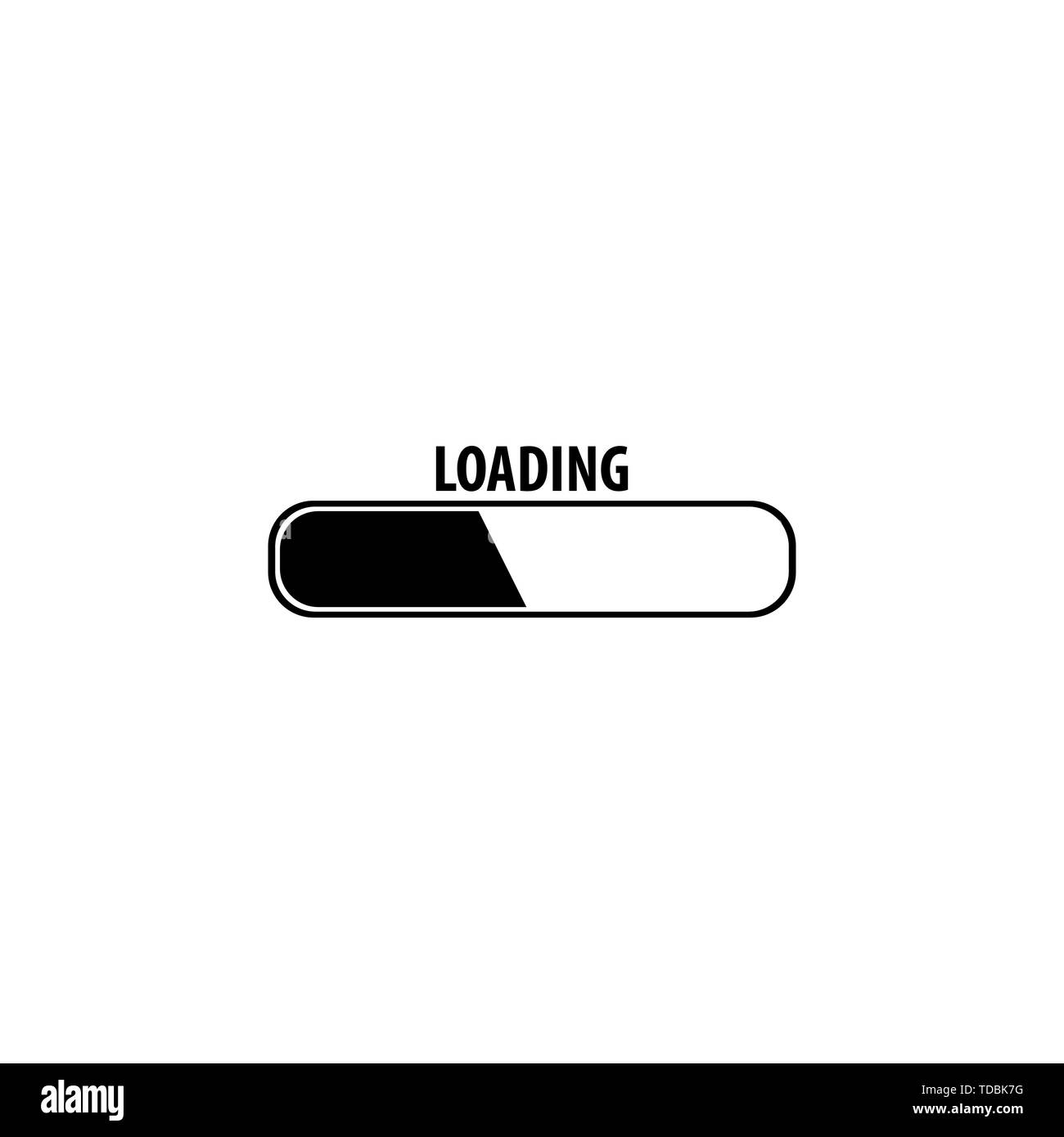 Blue loading icon Black and White Stock Photos & Images - Alamy