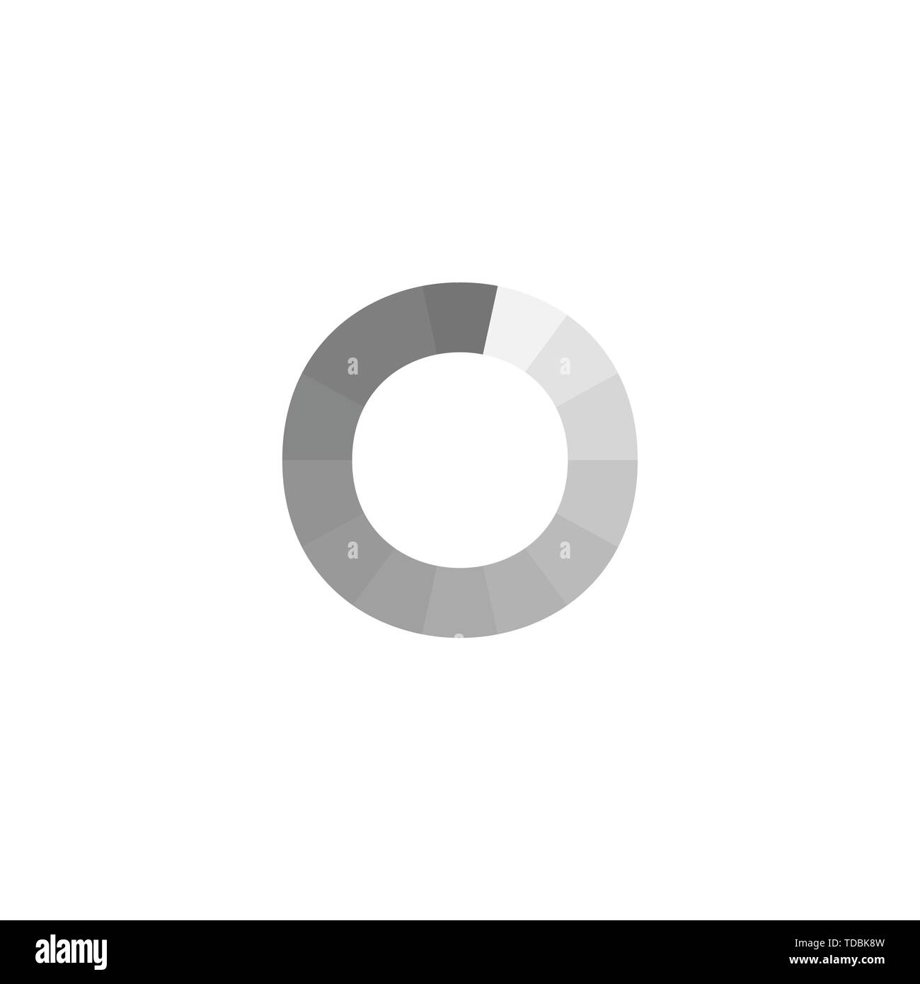 Loading icon sign isolated on white background Stock Vector Image & Art ...