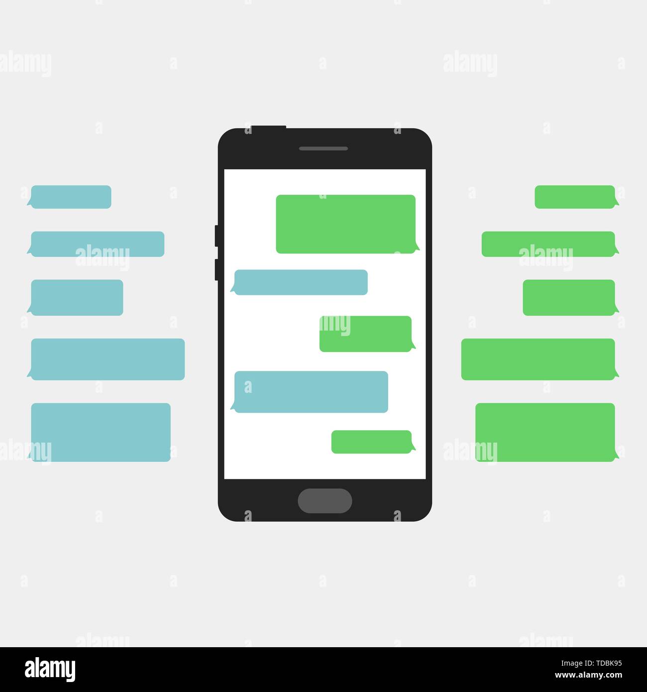 Technology keyboard messages Stock Vector Images - Alamy