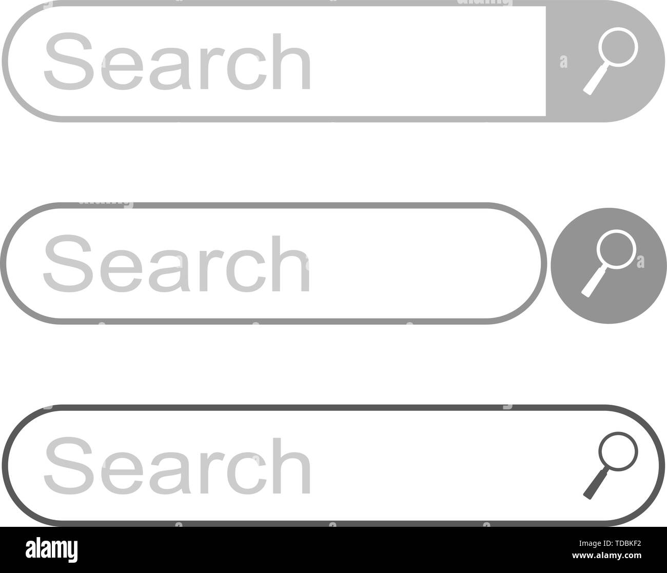 Search box template engine Black and White Stock Photos & Images - Alamy