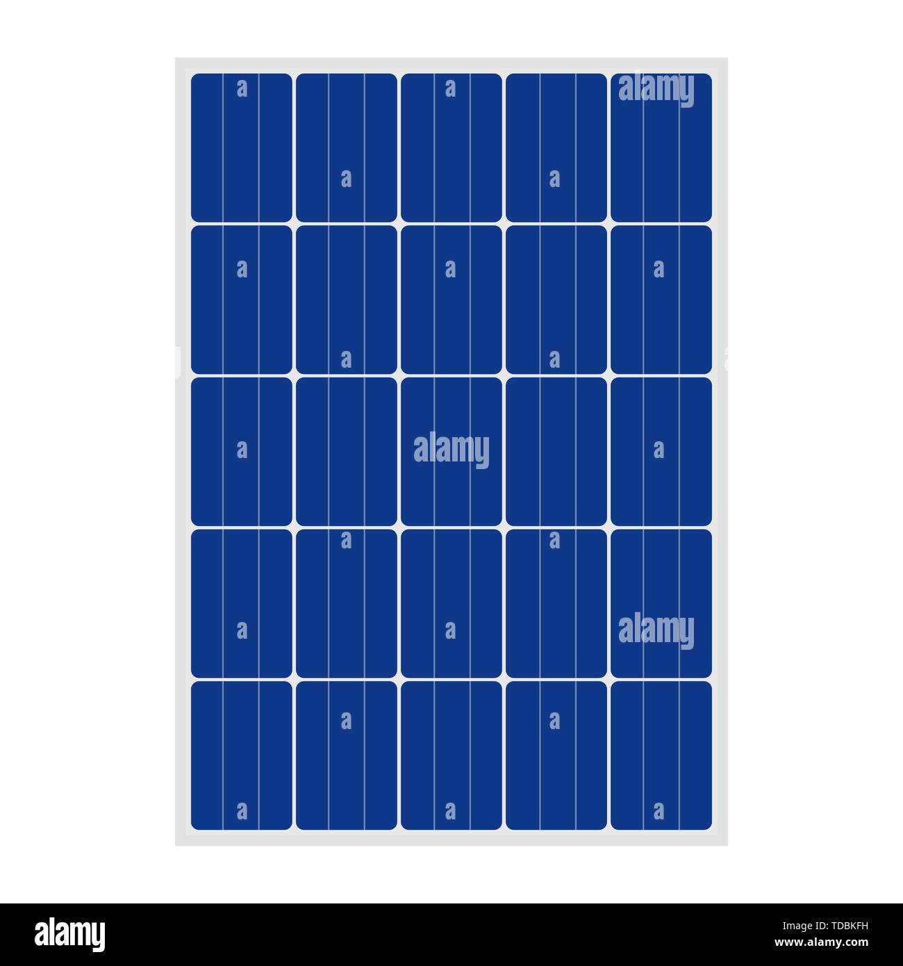 Solar panel sign isolated on white background Stock Vector Image & Art ...