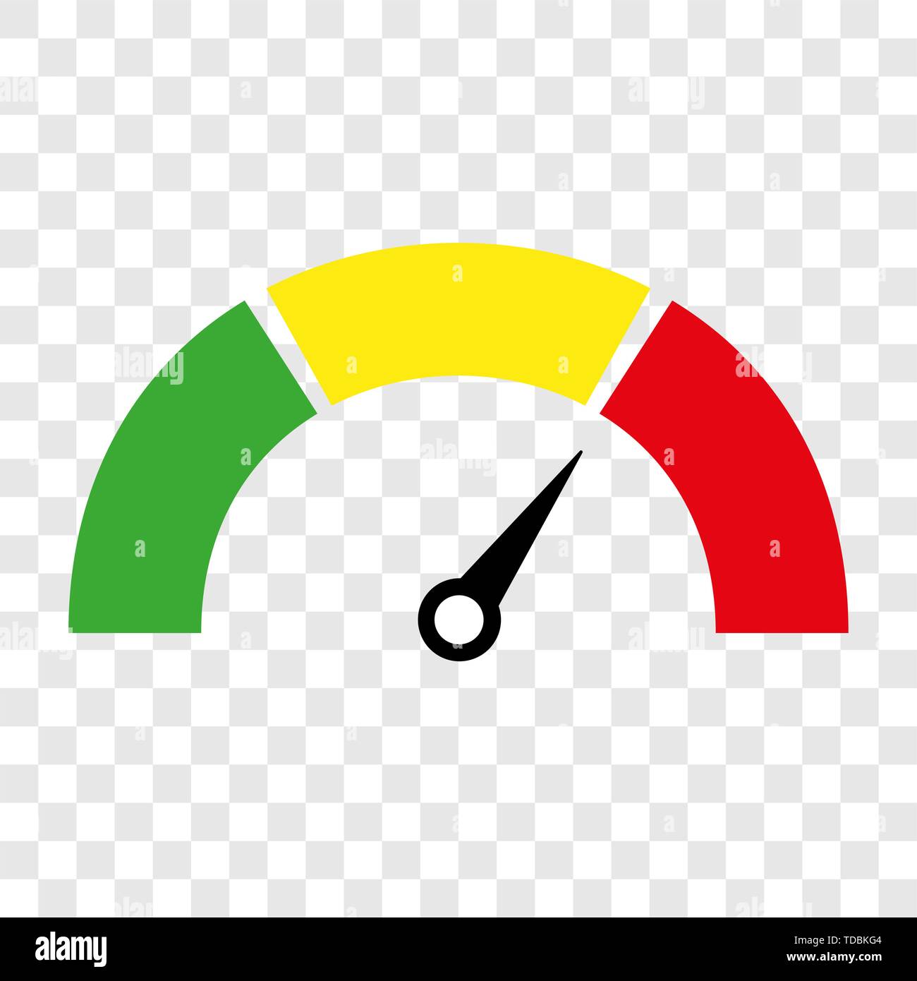 Credit score speedometer icon. Vector eps10 illustration Stock Vector ...