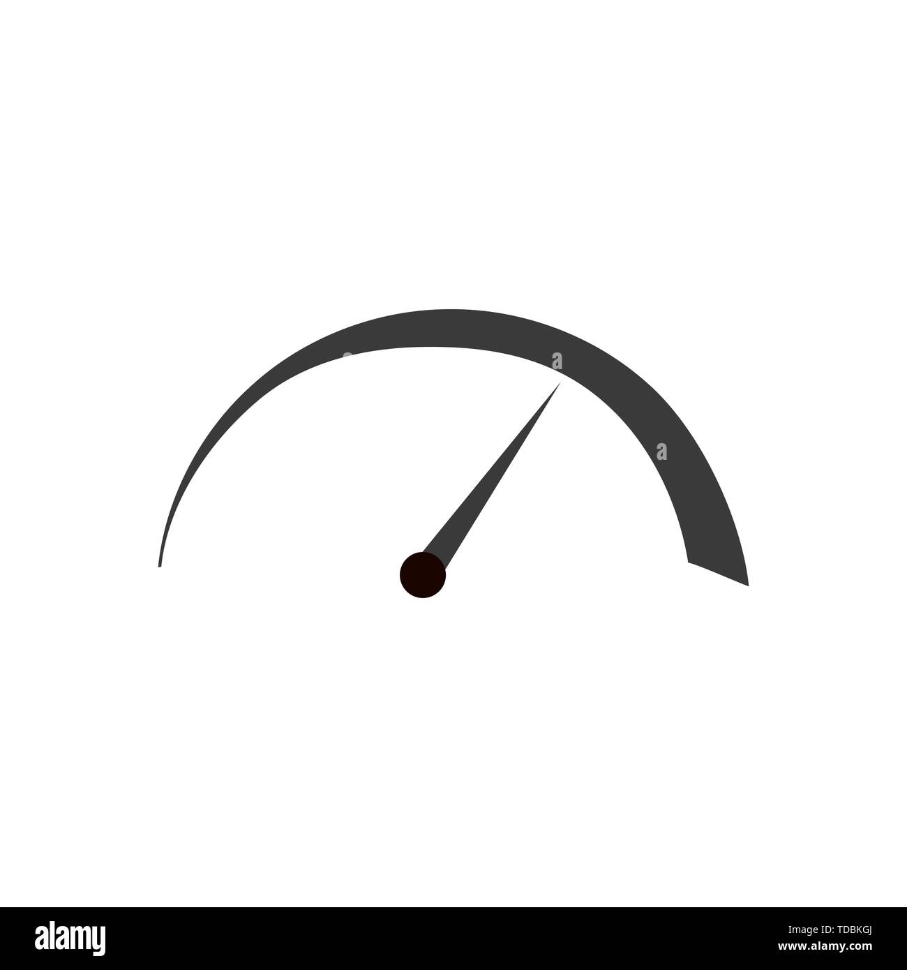 Speedometer icon logo sign on white back Stock Vector Image & Art - Alamy