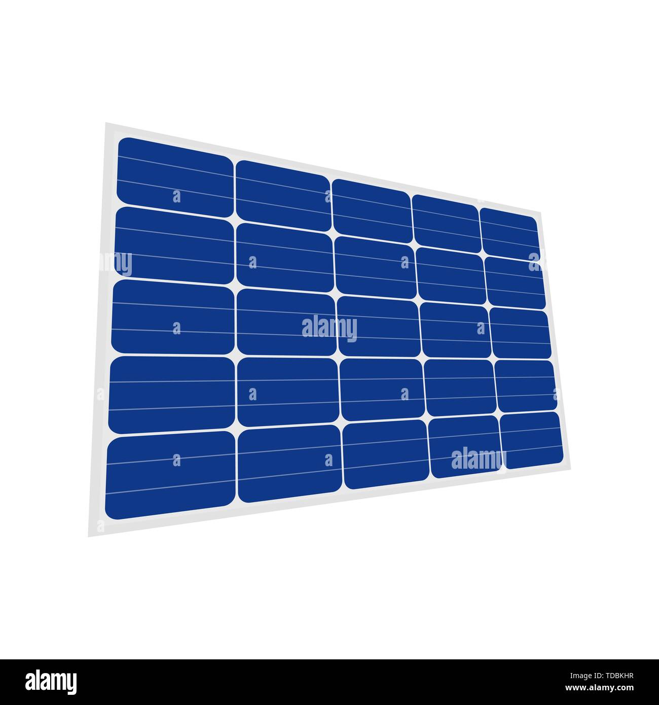 Solar panel sign isolated on white background Stock Vector Image & Art ...