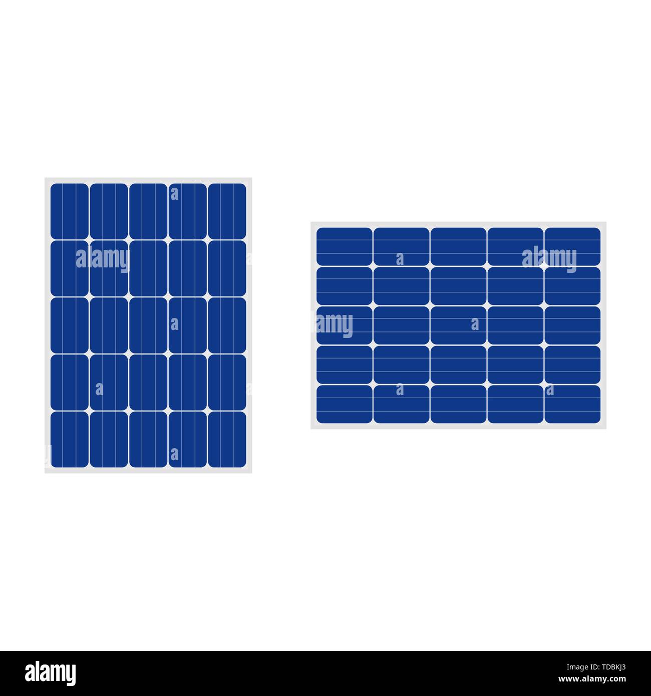 Solar panel sign isolated on white background Stock Vector Image & Art ...