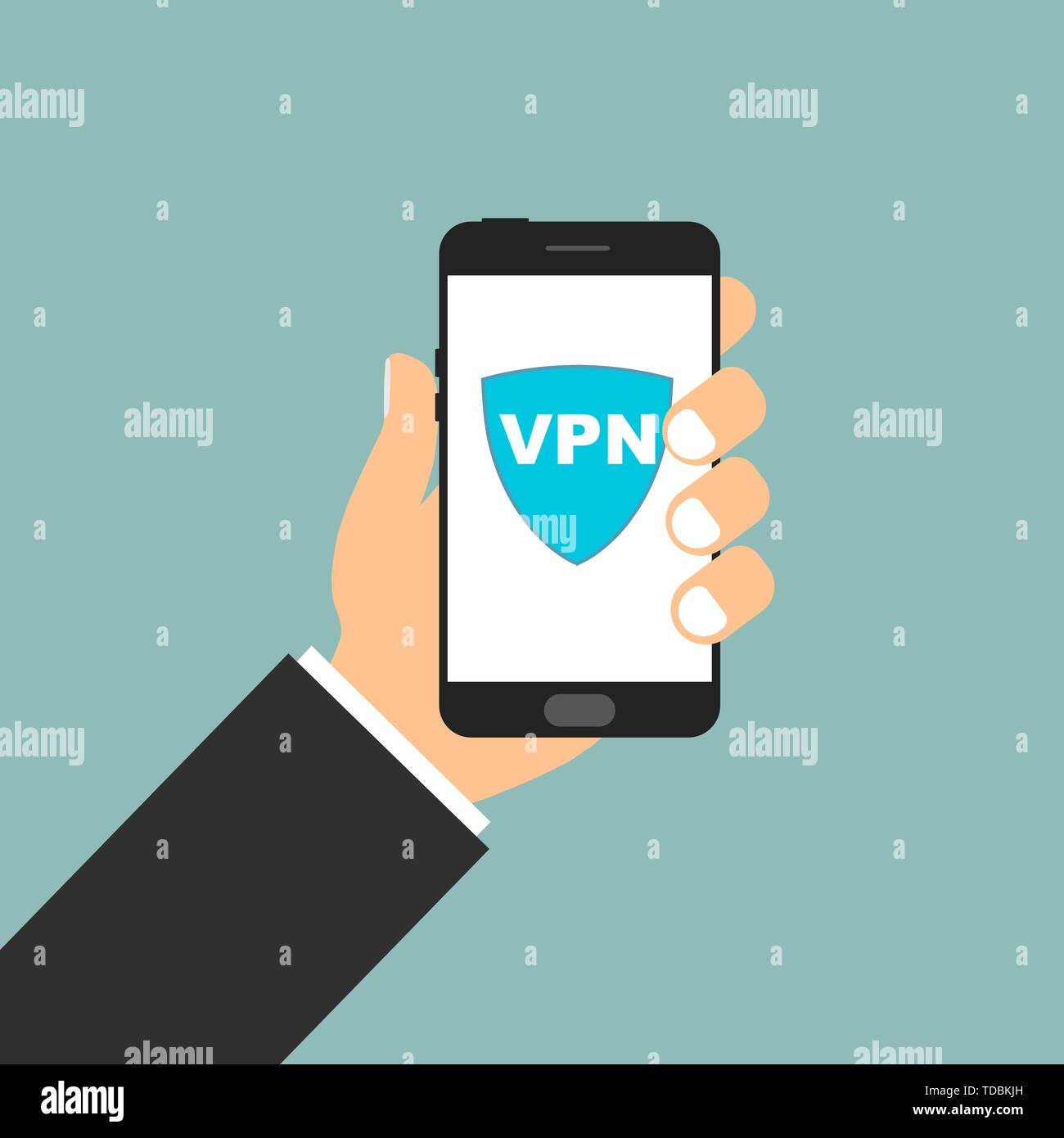 VPN icon sign isolated on background. Vector Stock Vector Image & Art ...