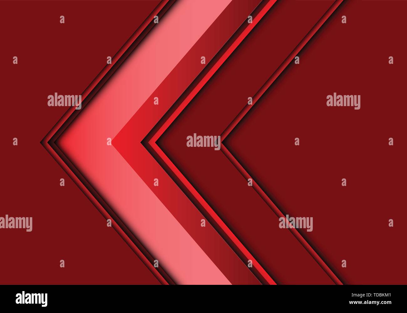 Abstract red arrow direction design modern futuristic background vector ...