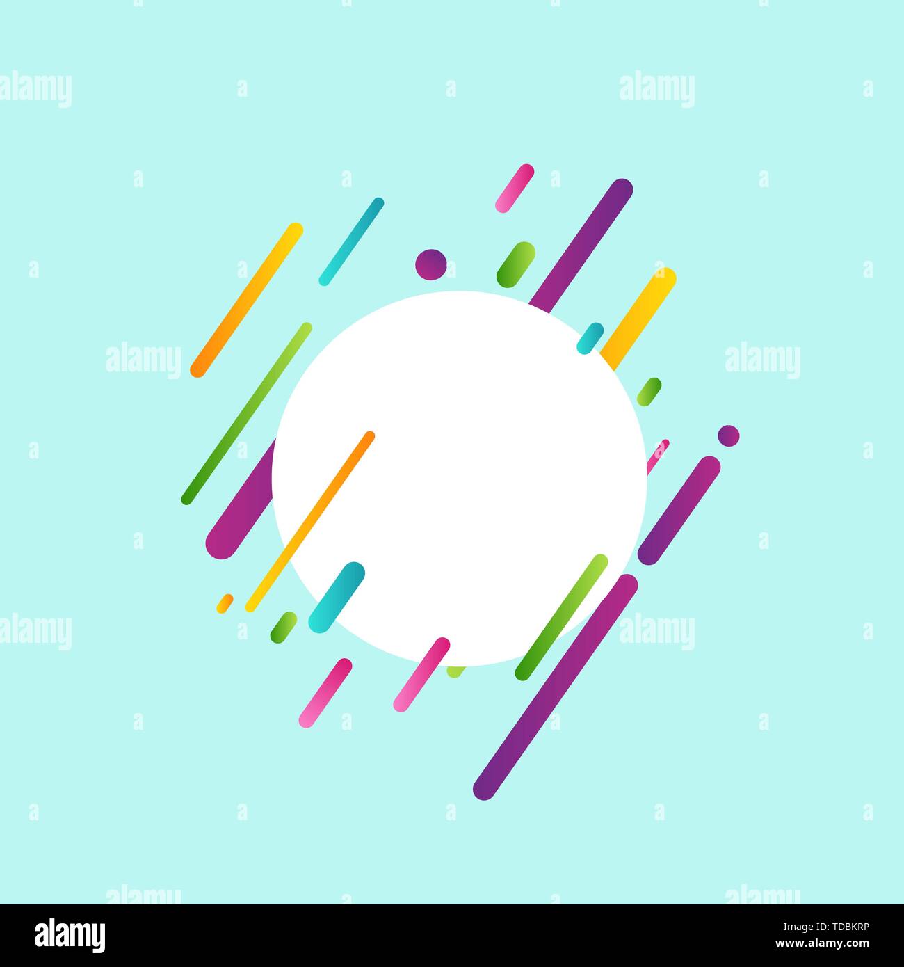 Abstract shape line background. Flat style. Vector Stock Vector Image ...