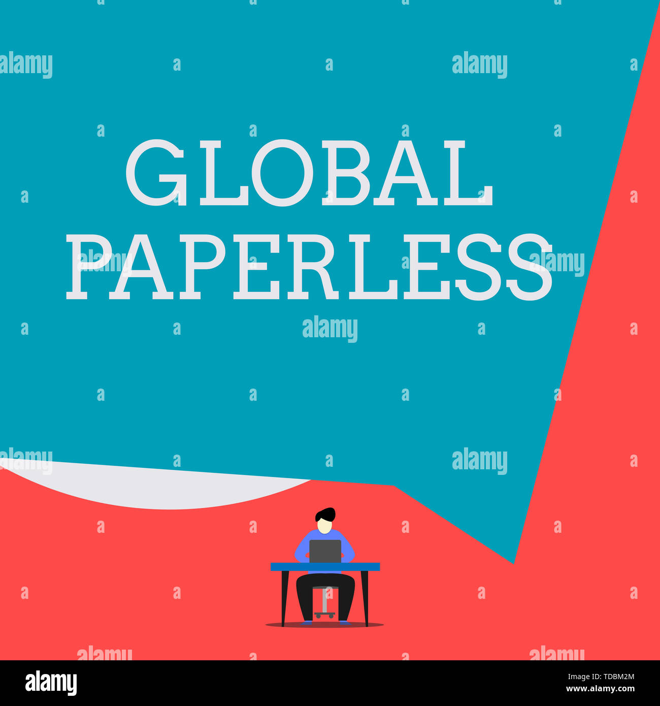 Writing Note Showing Global Paperless Business Concept For Going For Technology Methods Like