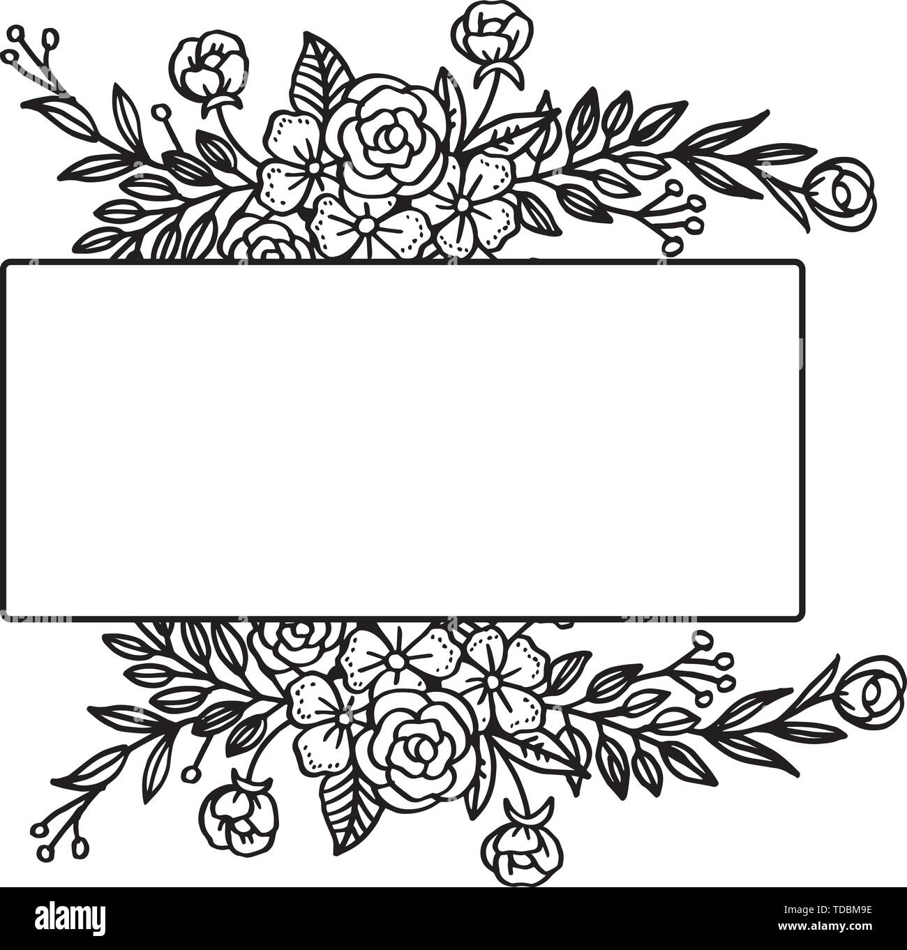 Simple Flower Frame Designs