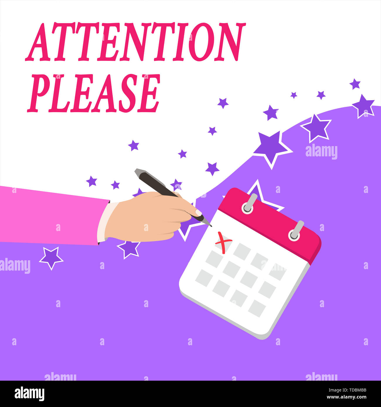 Text sign showing Attention Please. Business photo text Asking showing ...