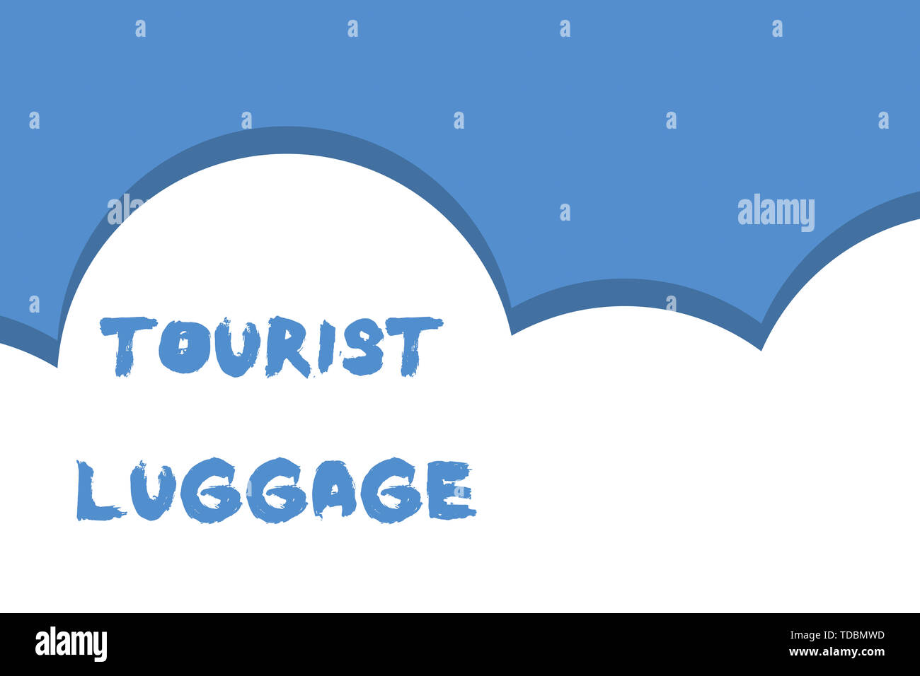 Writing note showing Tourist Luggage. Business concept for big bag that ...