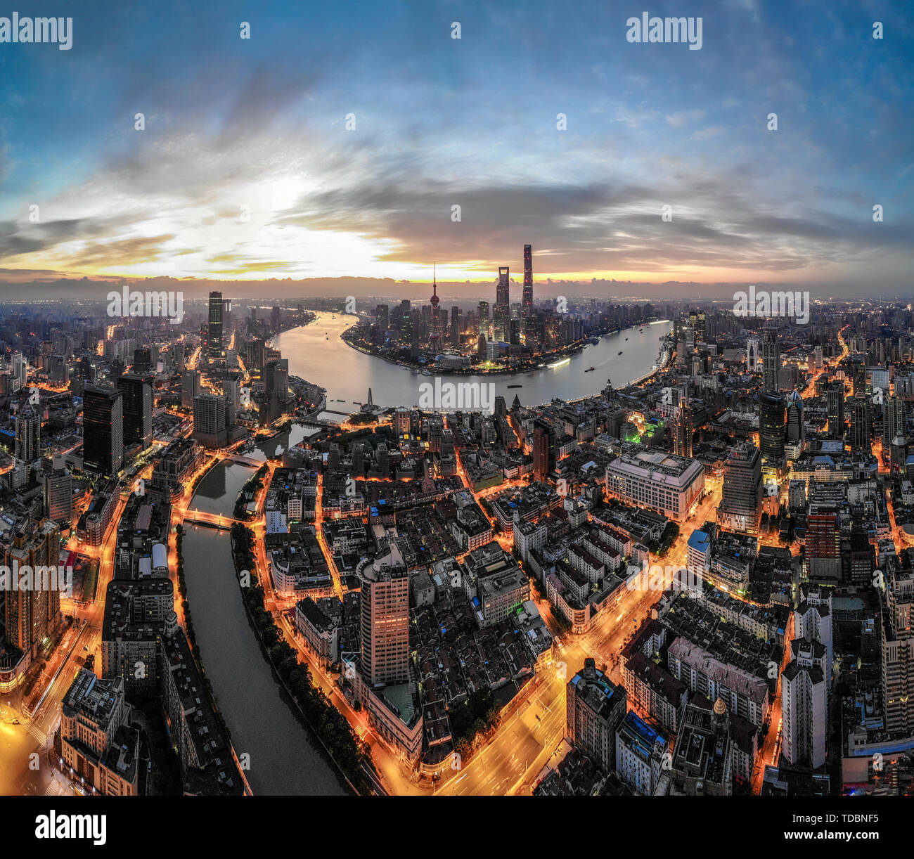 Shanghai City Scenery Stock Photo - Alamy