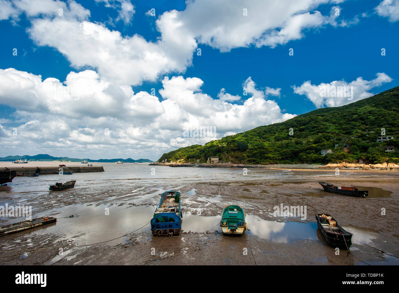 The sea of Zhoushan Stock Photo - Alamy