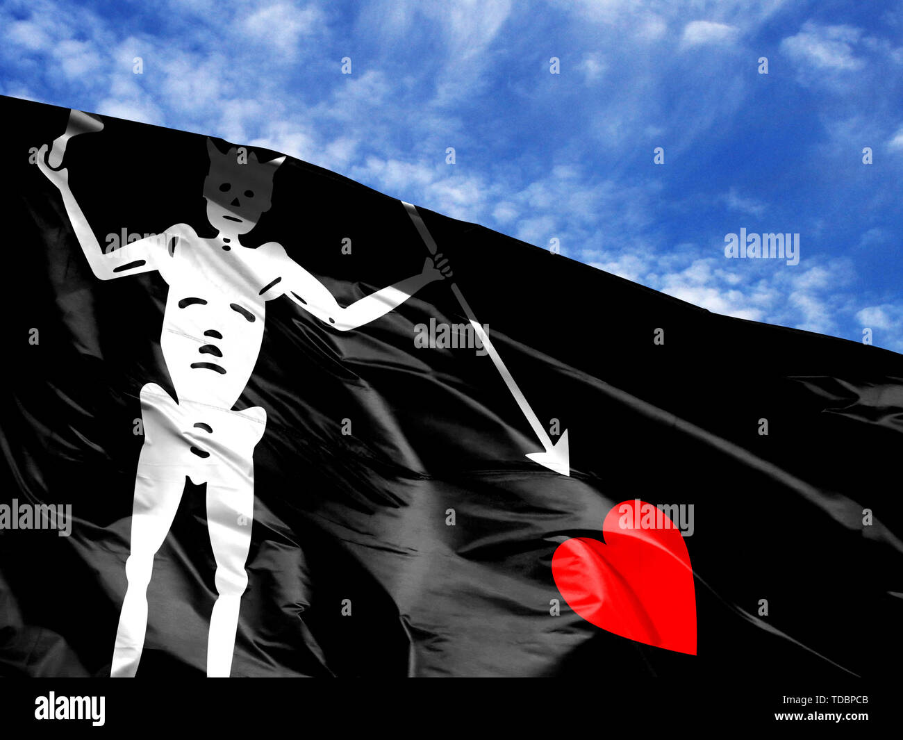 Blackbeard flag hi-res stock photography and images - Alamy