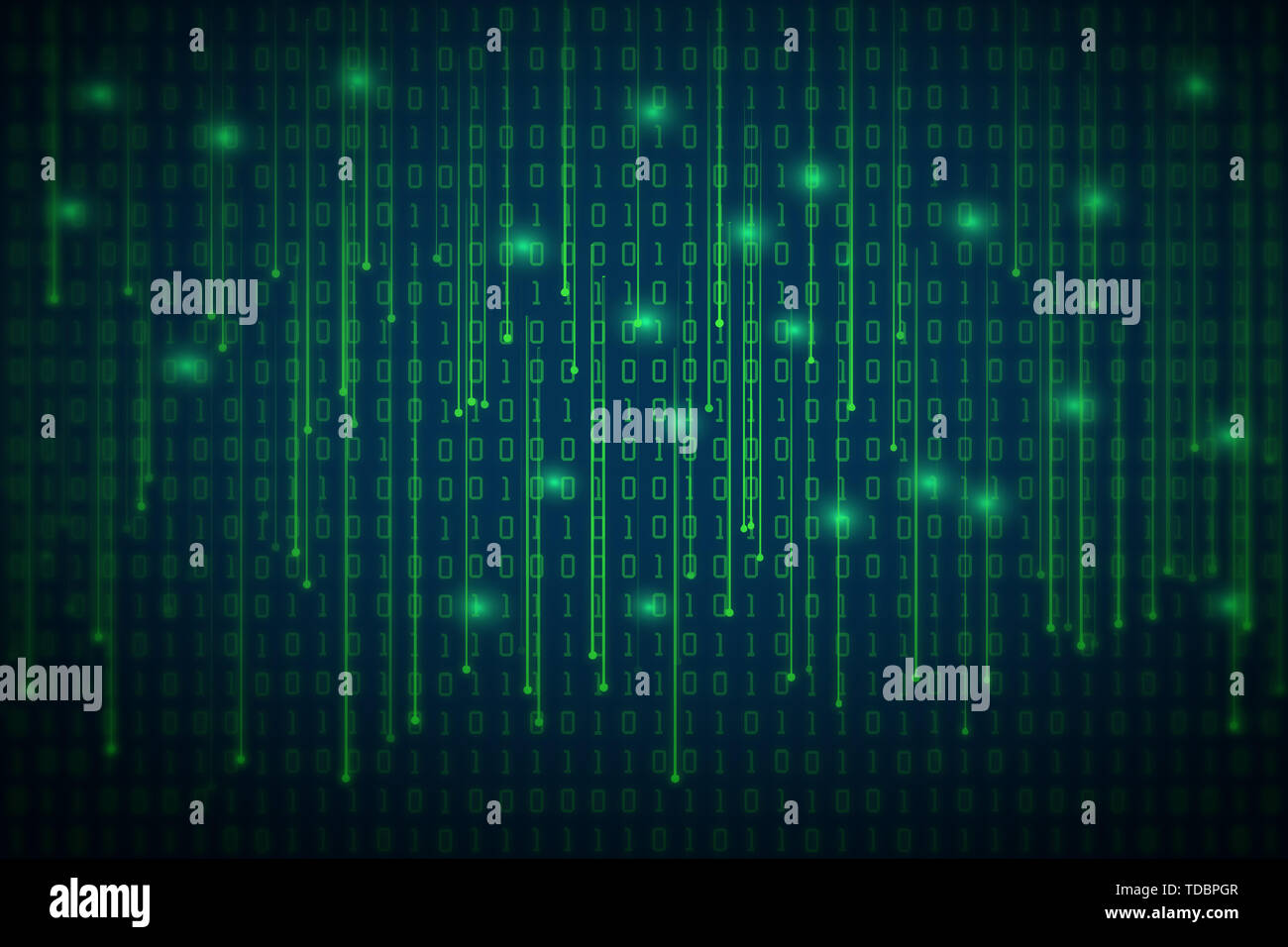 Digital matrix background for binary codes 0 and 1 Stock Photo - Alamy