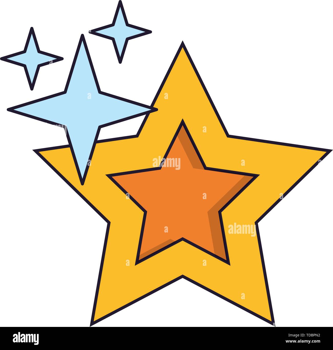 Videogame star shinning cartoon isolated Stock Vector Image & Art - Alamy