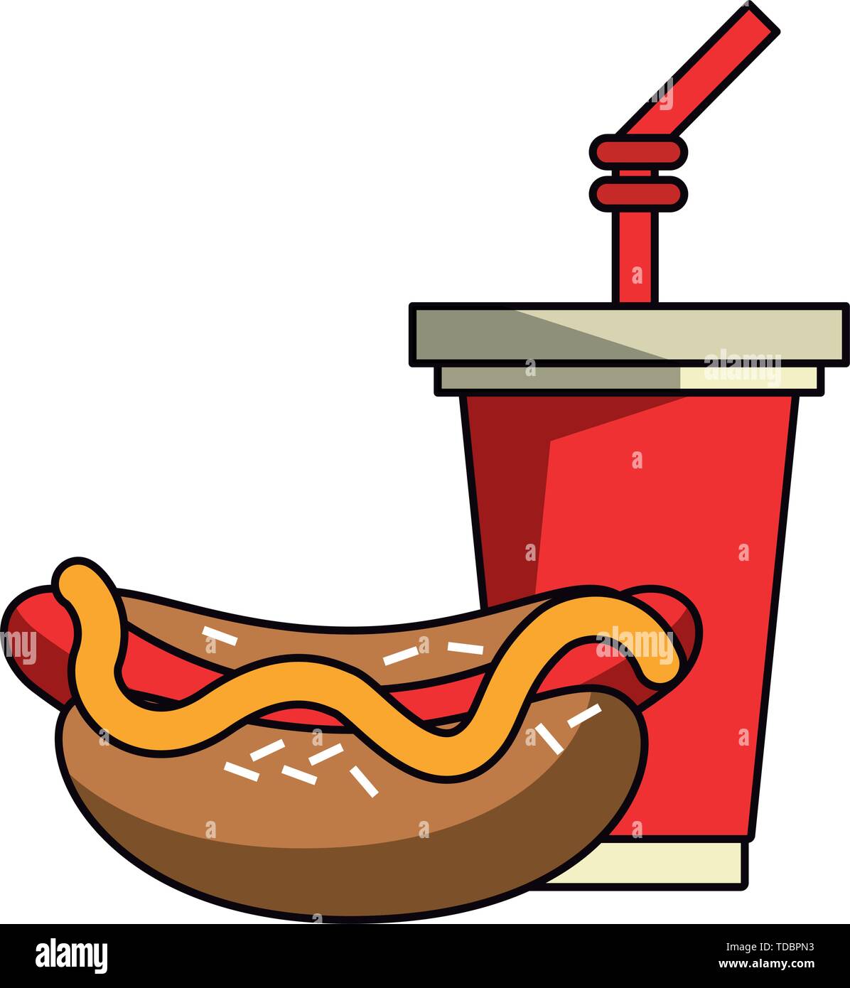 American soda cup Stock Vector Images - Alamy