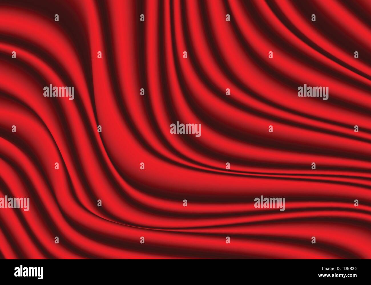 Red fabric silk satin wave soft luxury background texture vector ...