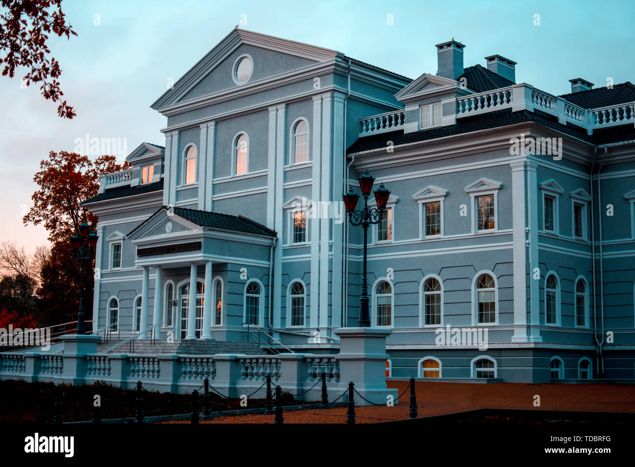 Beautiful architectural structure, mansion. Center for the development ...