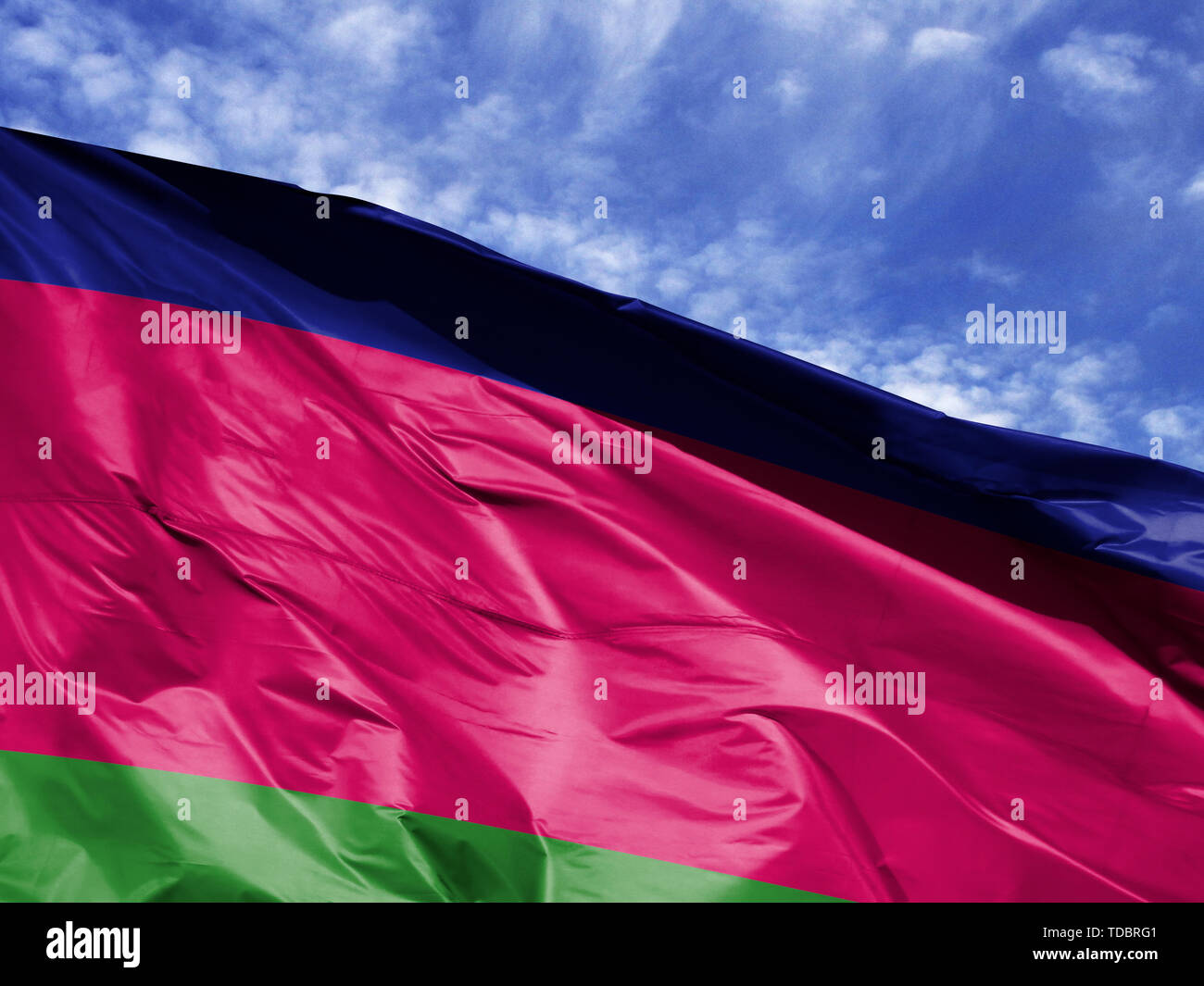 Kuban peoples republic textile flag hi-res stock photography and images ...