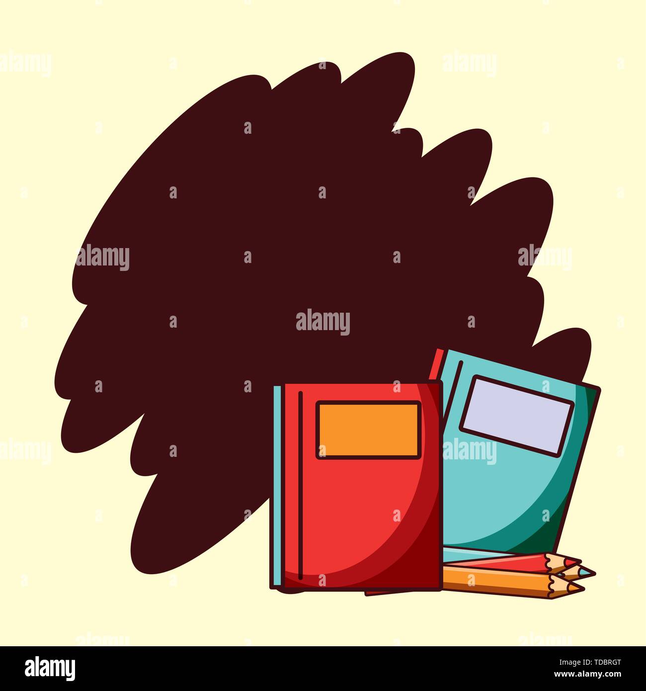 Back to school blank card Stock Vector Image & Art - Alamy