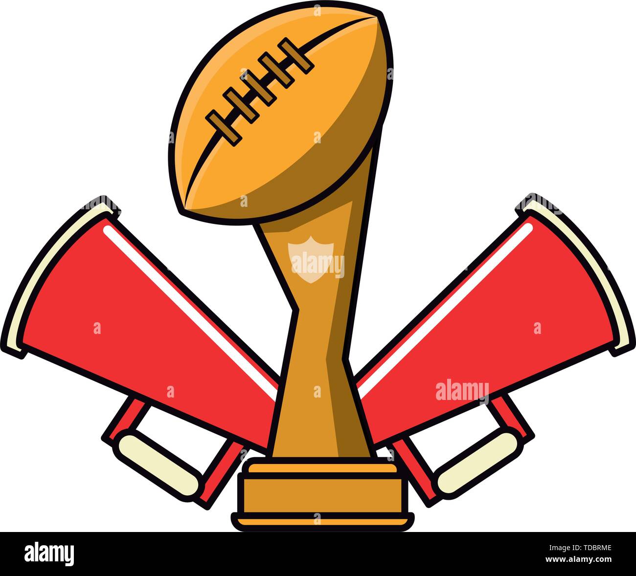 American football sport game cartoons Stock Vector Image & Art - Alamy