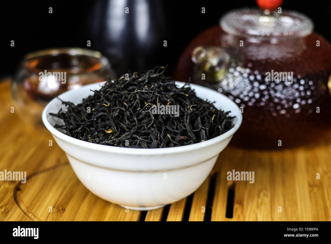 Authentic black tea Stock Photo - Alamy