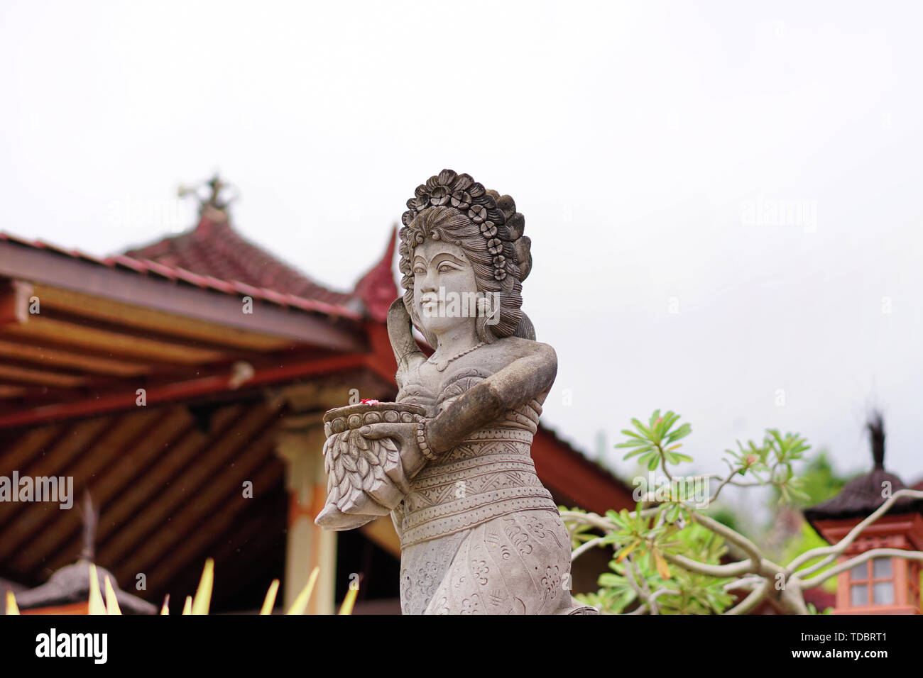 Indonesian characteristic statue Stock Photo - Alamy