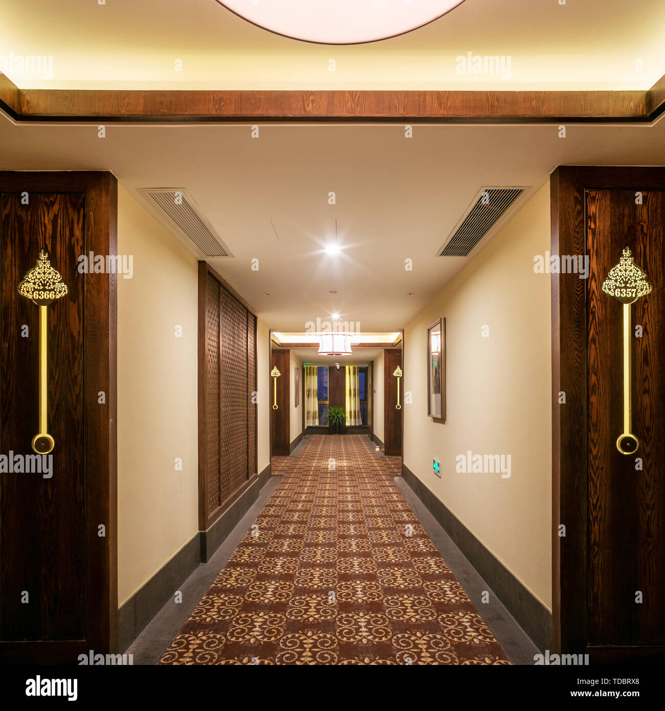 Interior of hotel Stock Photo - Alamy