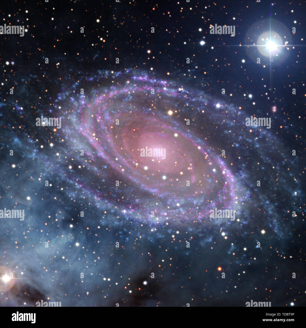 Nebula an interstellar cloud of stars dust. Deep space image. Elements ...