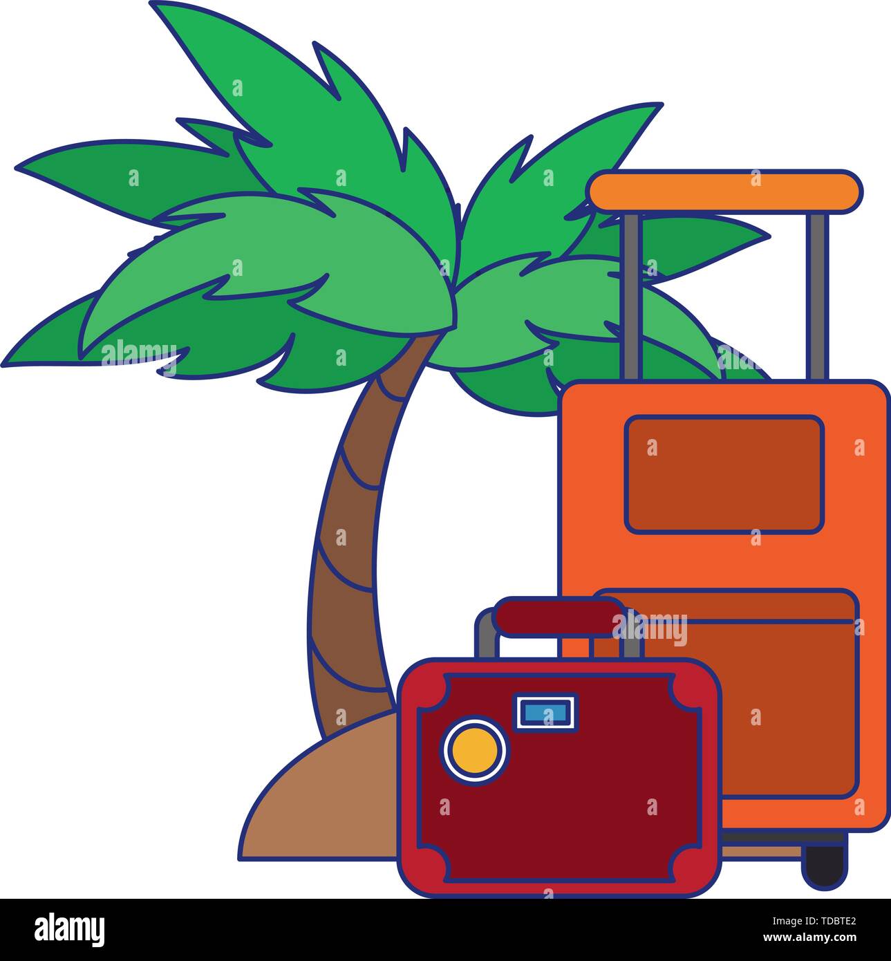 Summer vacations and travel cartoons Stock Vector Image & Art - Alamy