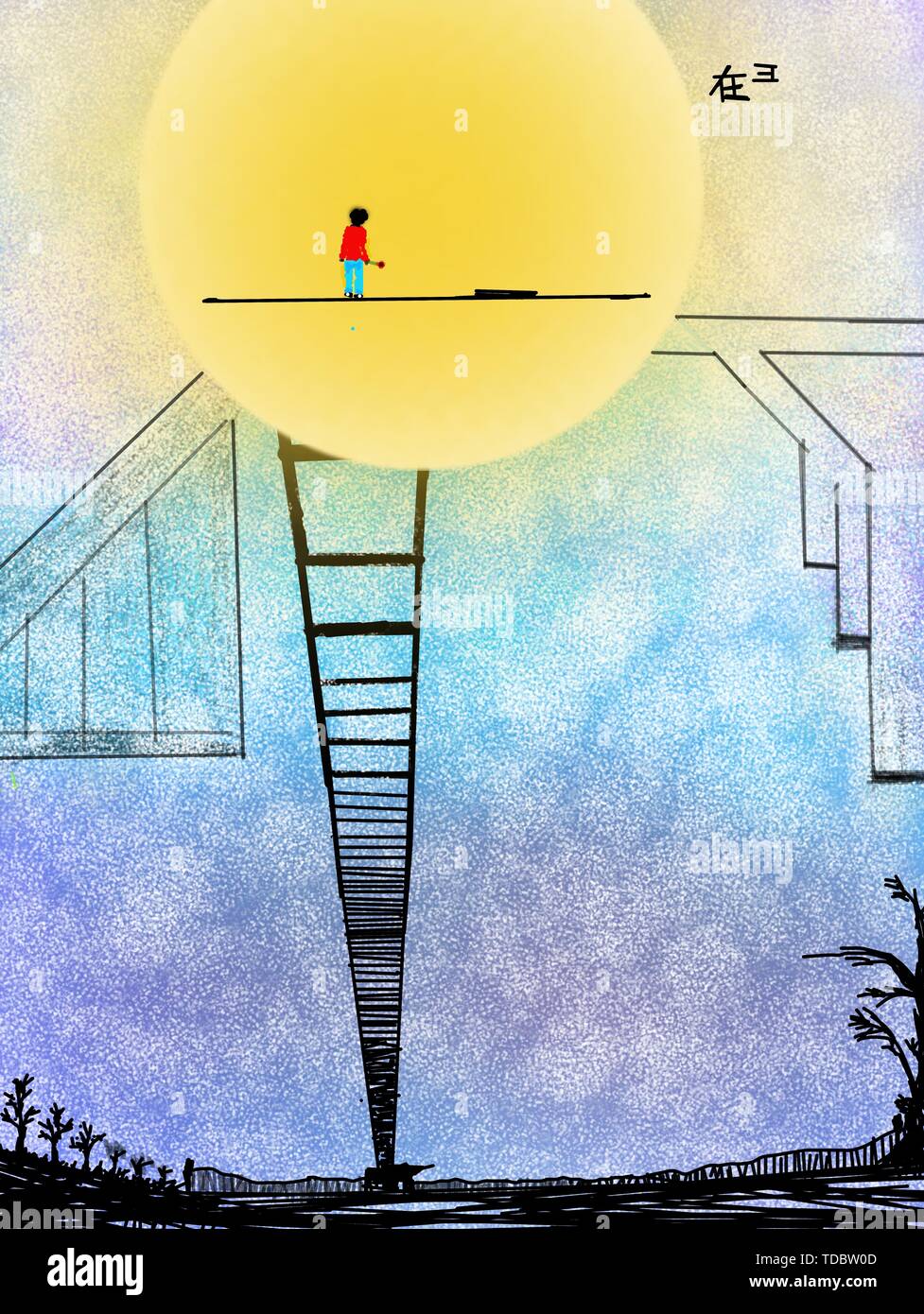 Draw the picture Stock Photo - Alamy