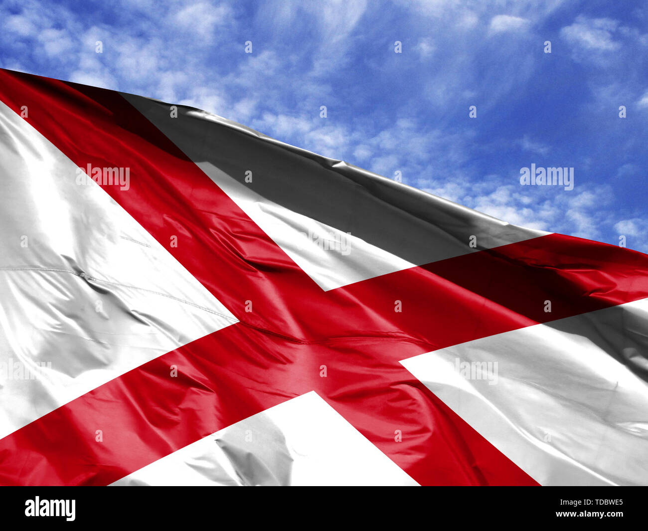 Alabama flag waving hi-res stock photography and images - Alamy