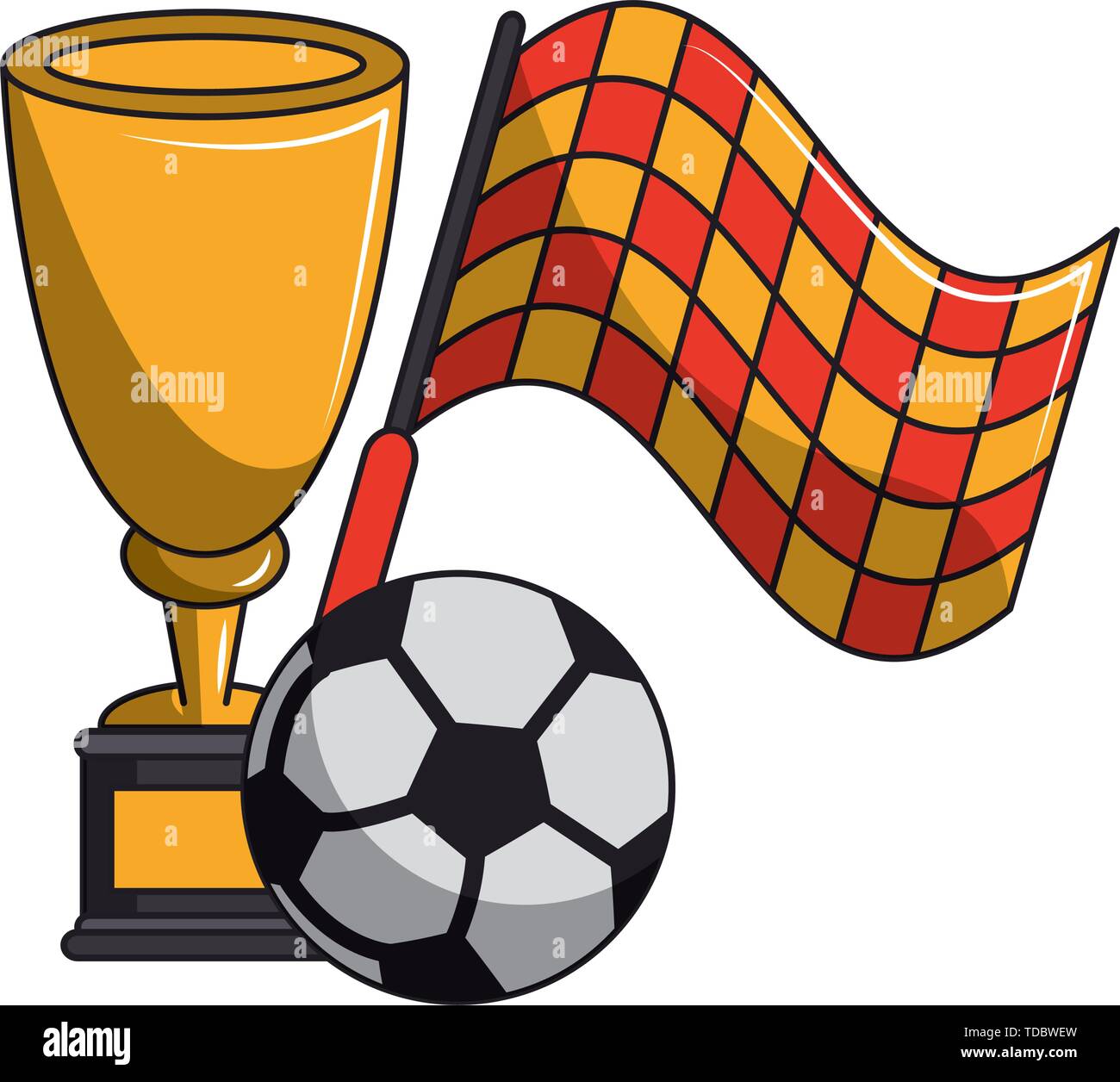 Soccer sport tournamente game cartoons Stock Vector Image & Art - Alamy