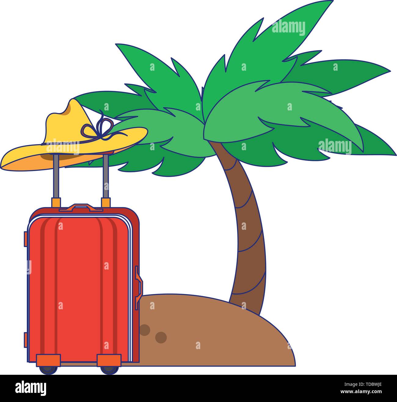 Summer vacations and travel cartoons Stock Vector Image & Art - Alamy