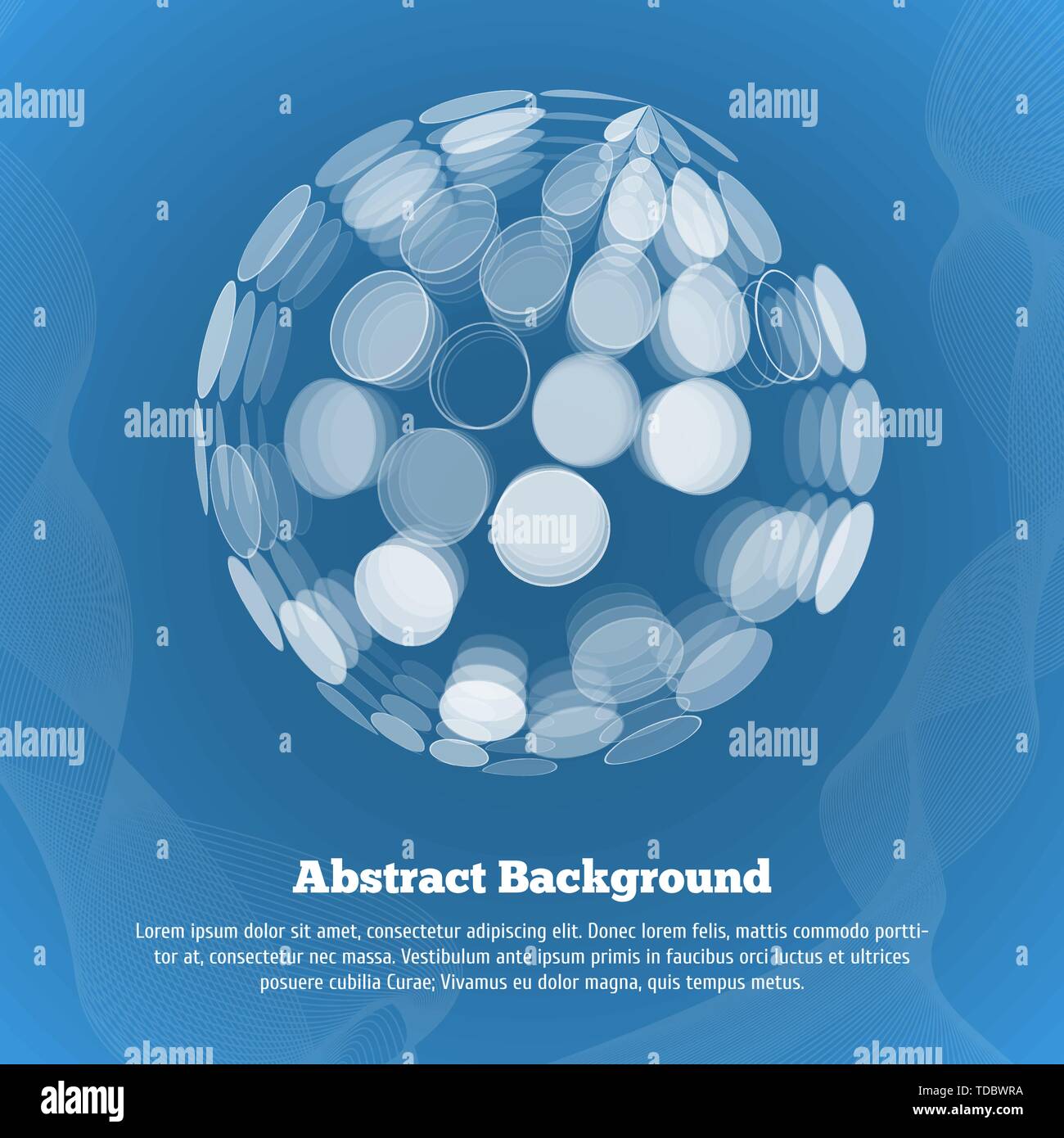 Abstract background with globe. Vector illustration for your design ...