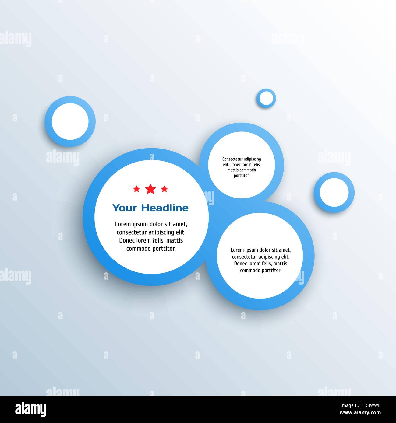 Abstract web design bubble, Vector illustration for your design Stock ...