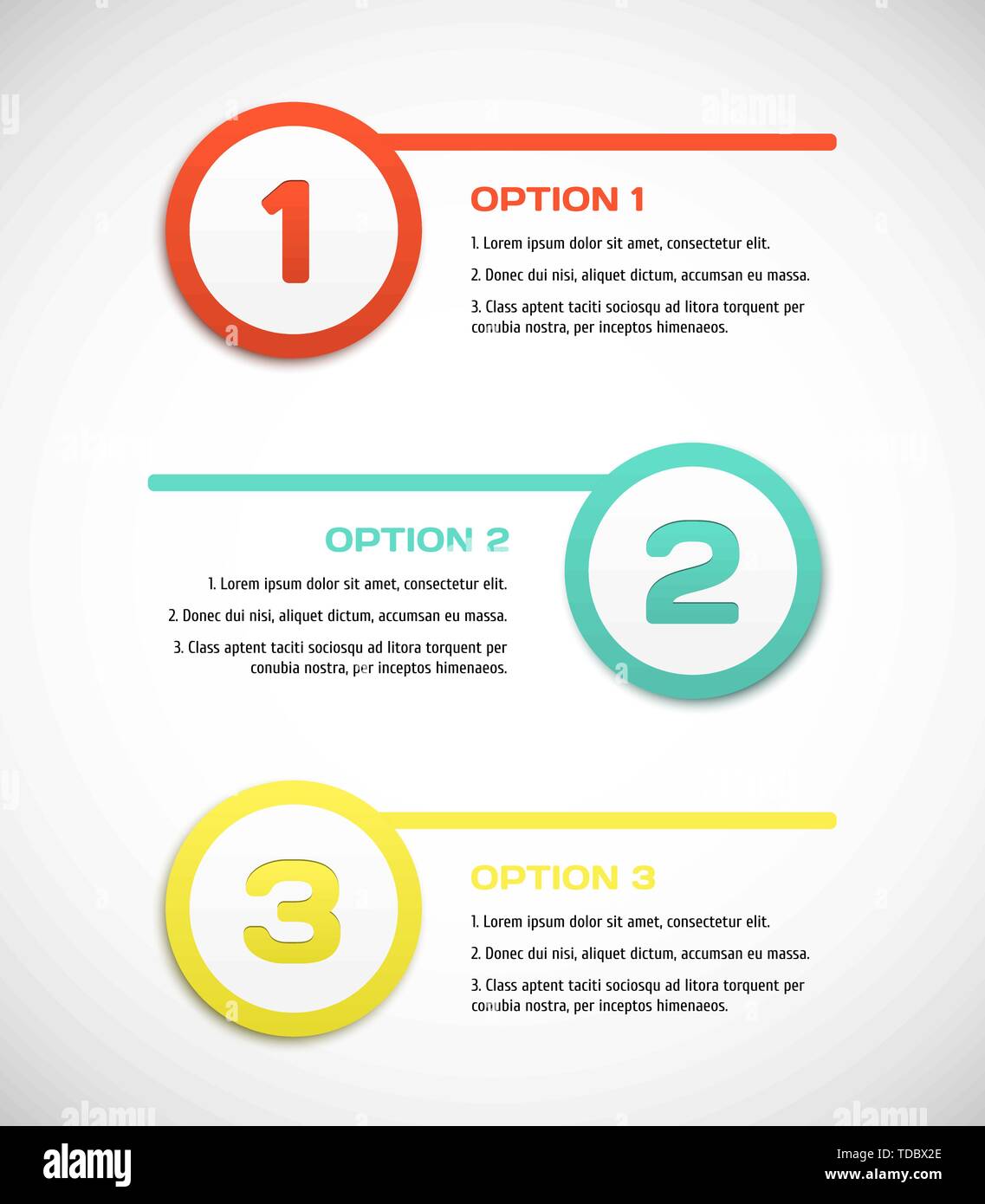 One two three - vector progress steps. Vector illustration for your ...