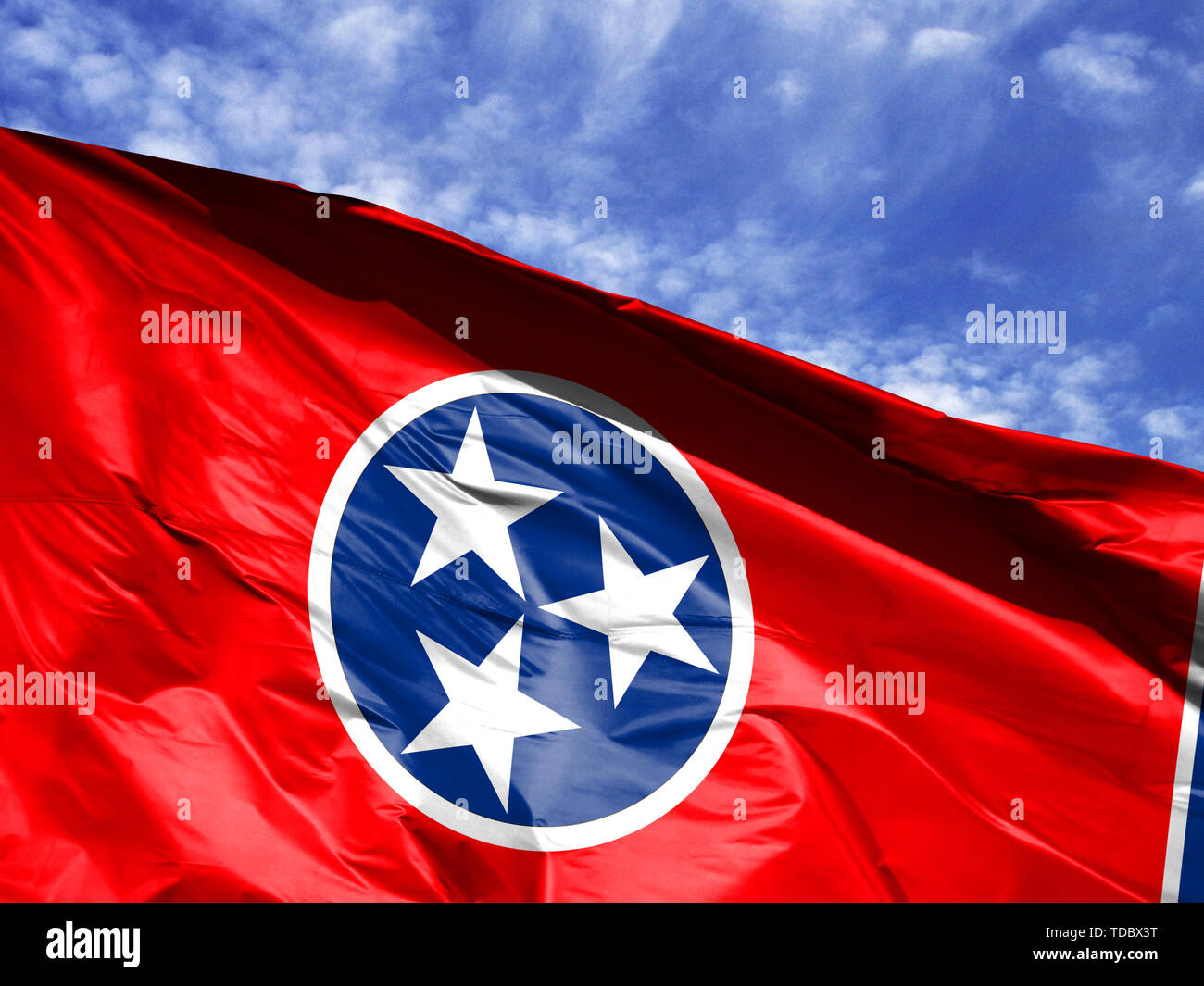 Tennessee waving flag hi-res stock photography and images - Alamy
