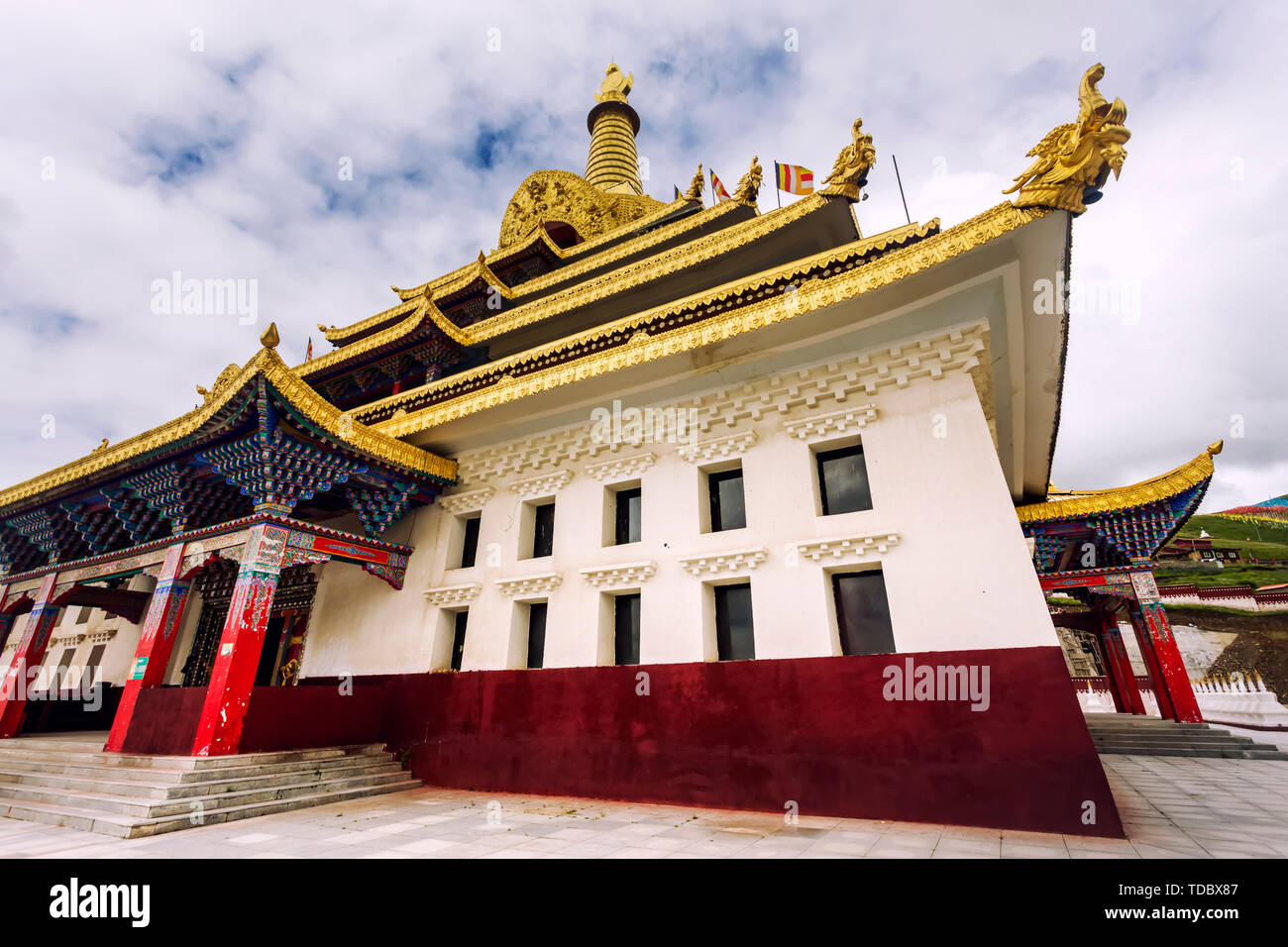 The scenery of Dongga Temple Stock Photo - Alamy