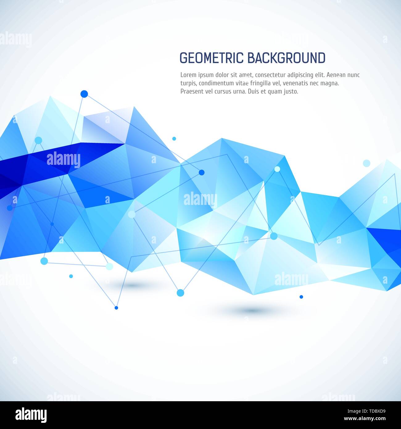Abstract 3D geometric background Stock Vector Image & Art - Alamy